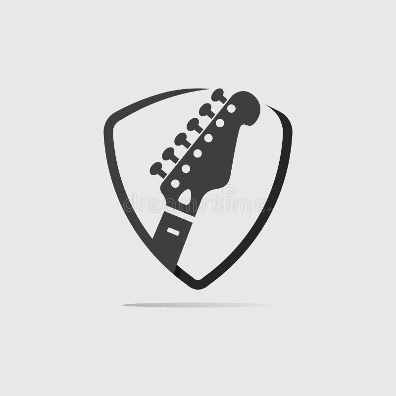 G-Shape Guitar Letter Logo Icon Stock Illustration - Illustration of ...