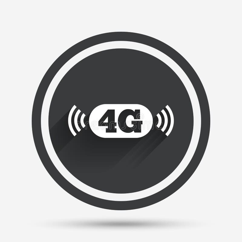 4G Sign. Mobile Telecommunications Technology. Stock Vector ...