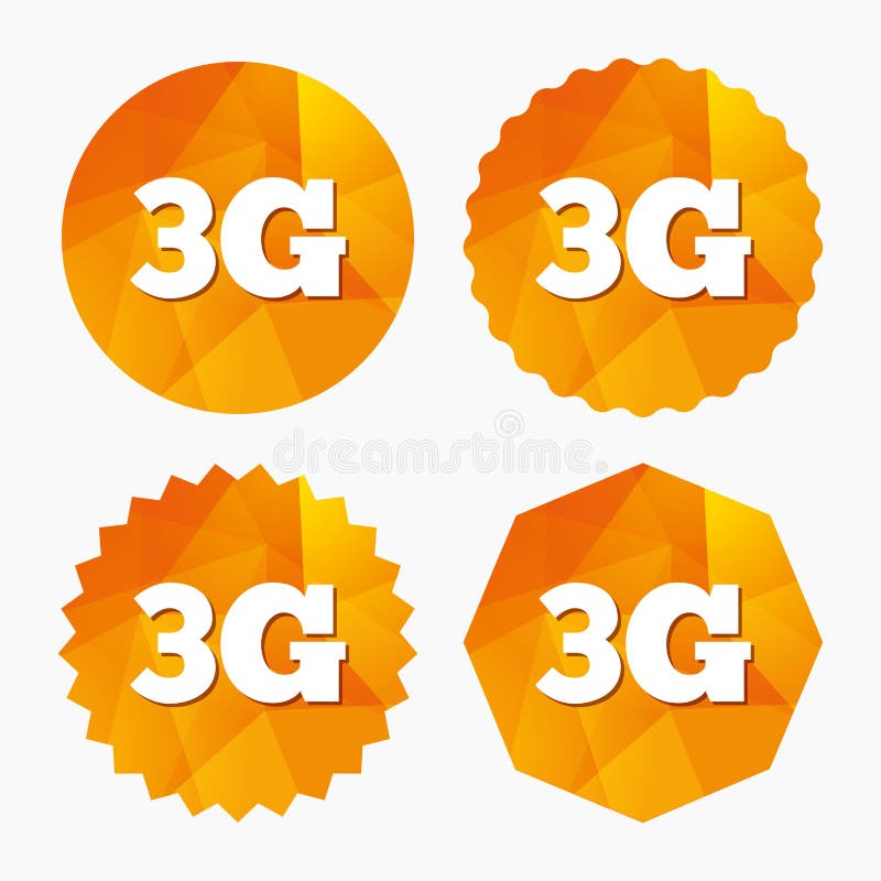 3G Sign. Mobile Telecommunications Technology. Stock Illustration ...
