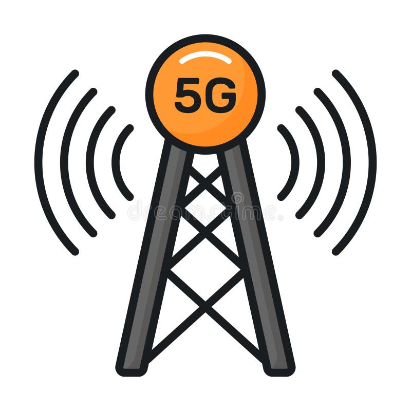 Tower 5g Icon Stock Illustrations – 1,083 Tower 5g Icon Stock ...