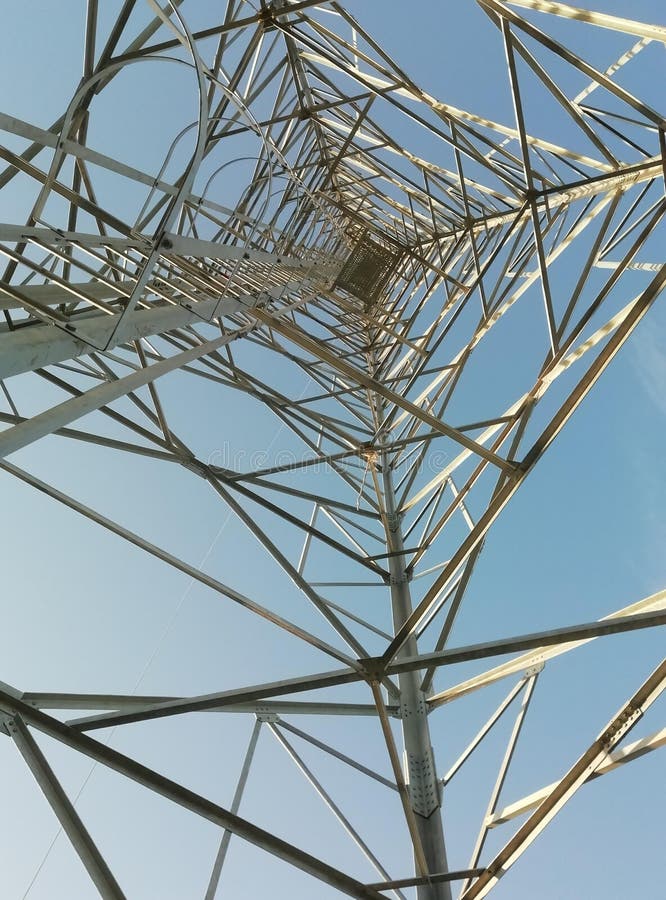 4G Signal Transmitter with a Height of 102 Meters on the Coast of the ...