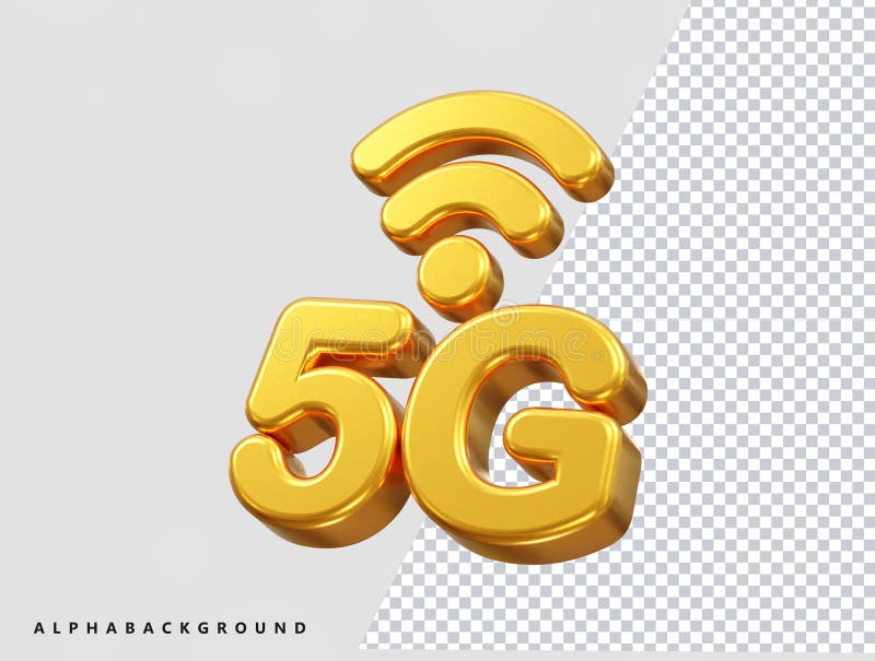 5g Speed Icon Vector Illustration Element 3d Rendering Transparent Eps ...