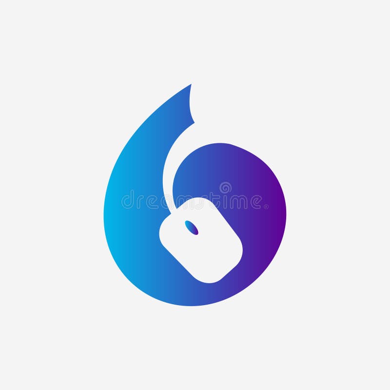 G Store Logo Concept Whit Abstract E and U Letter, Mouse Stock ...