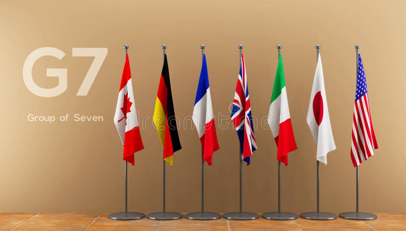 G7 Summit. Flags of Members of G7 Group of Seven and List of Countries ... G7 Summit. Flags of Members of G7 Group of Seven and List of Countries ...