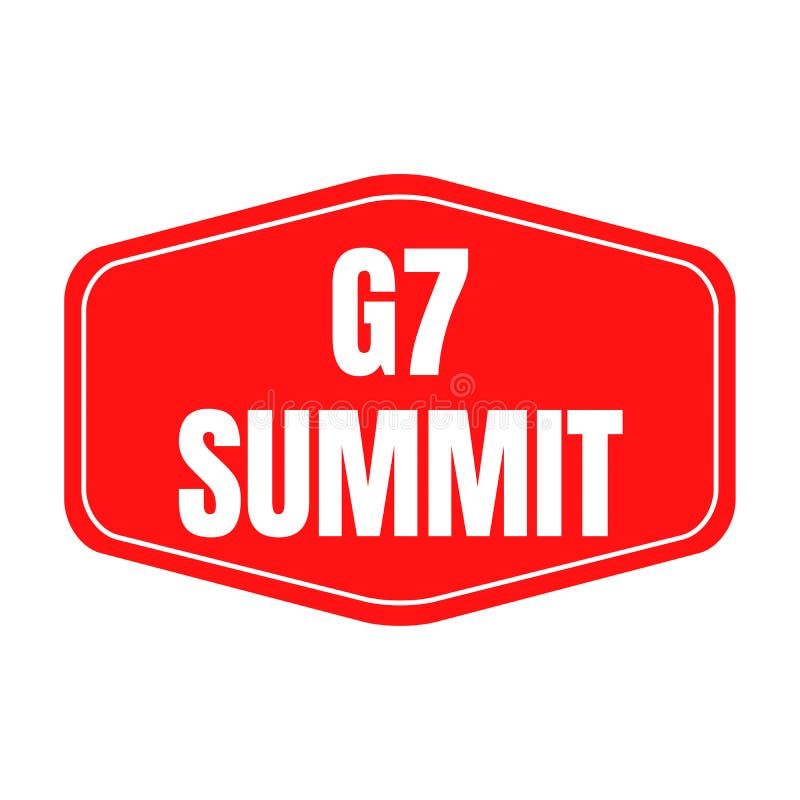 G7 summit symbol icon stock illustration. Illustration of political ...
