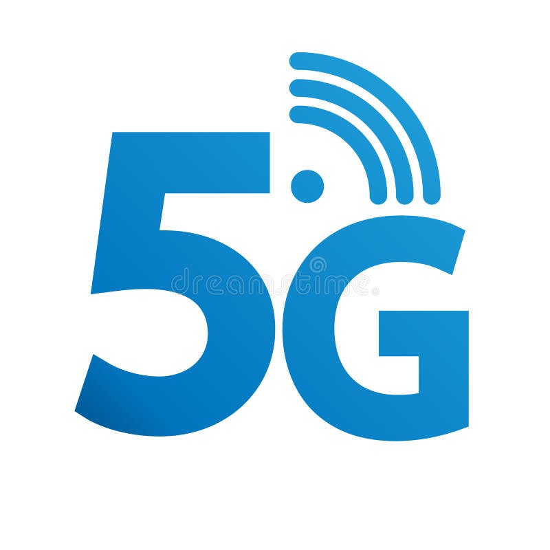 5 G Symbol Design stock vector. Illustration of broadband - 186351821