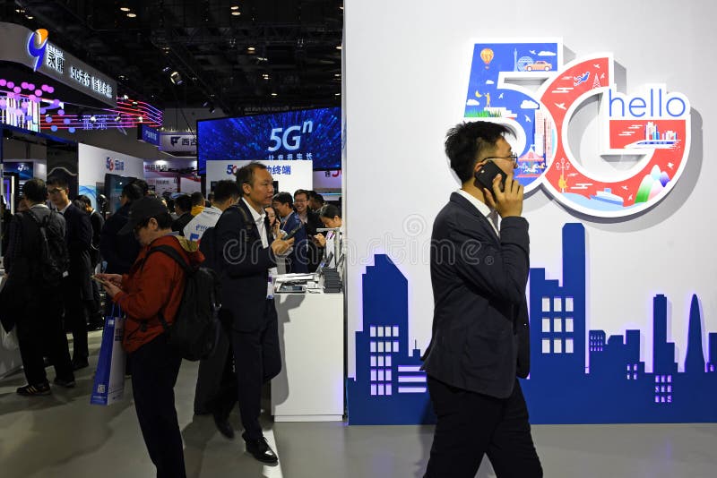 5g Booth Ict Exhibition Stock Photos - Free & Royalty-Free Stock Photos from Dreamstime