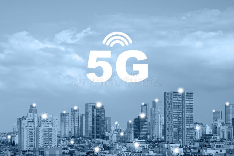 5G Technology. Connect Global Wireless Devices Stock Image - Image of ...