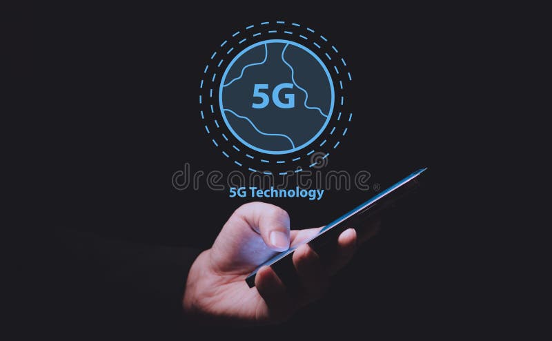 5G Technology Have Revolutionized the Way we Communicate Stock Image ... 5G Technology Have Revolutionized the Way we Communicate Stock Image ...