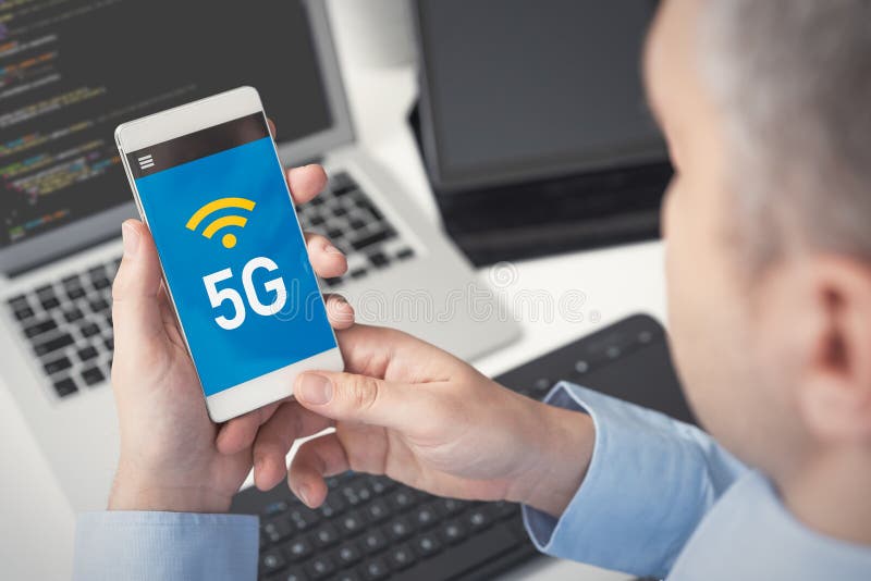 5G Technology High Speed Communication Stock Image - Image of connect ...