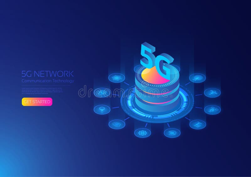 Ai technology isometric stock illustration. Illustration of knowledge ...