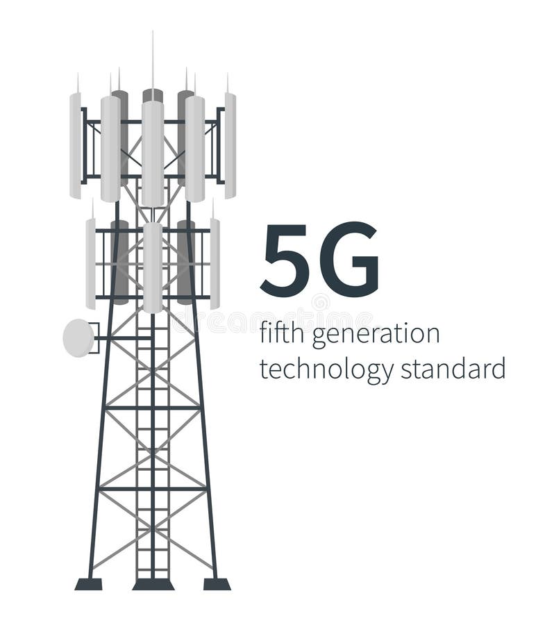 5G Mast Base Station in Smart City Landing Page. Stock Vector ... 5G Mast Base Station in Smart City Landing Page. Stock Vector ...