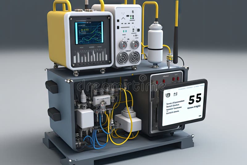 5g Test Bed, with Network Equipment and Devices in Active Use Stock ...