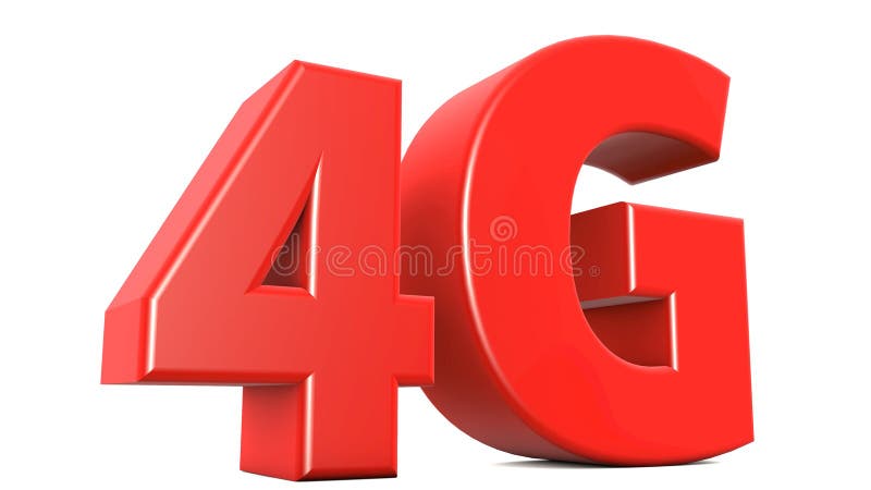 4G Text stock illustration. Illustration of technology - 40086675