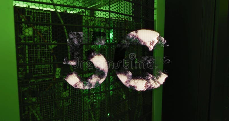 5g Text Image Over Server Racks in Data Center Stock Image - Image of ...