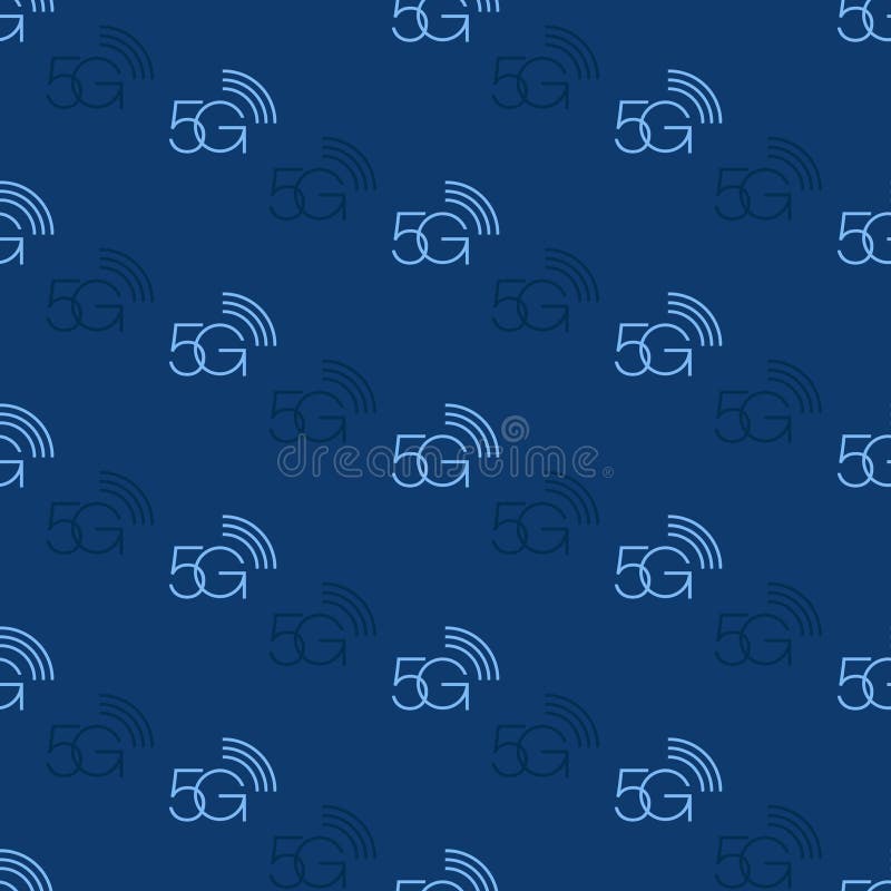 5g. Vector Pattern. Five Generation of Internet Symbol. 5g Technology ...