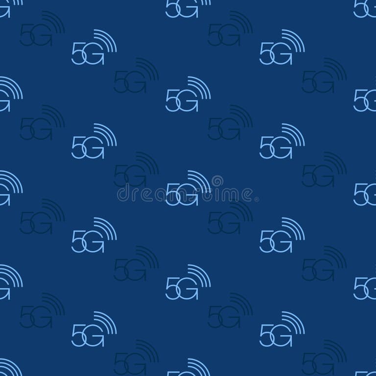 5g. Vector Pattern. Five Generation of Internet Symbol. 5g Technology ...