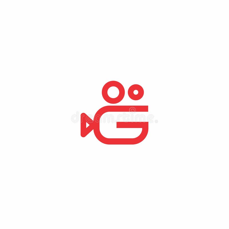 G Video Logo. Letter G Camera Logo Stock Vector - Illustration of ...