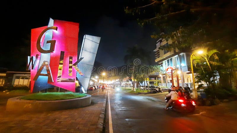 G Walk is a Culinary Center in West Surabaya Editorial Stock Image ...