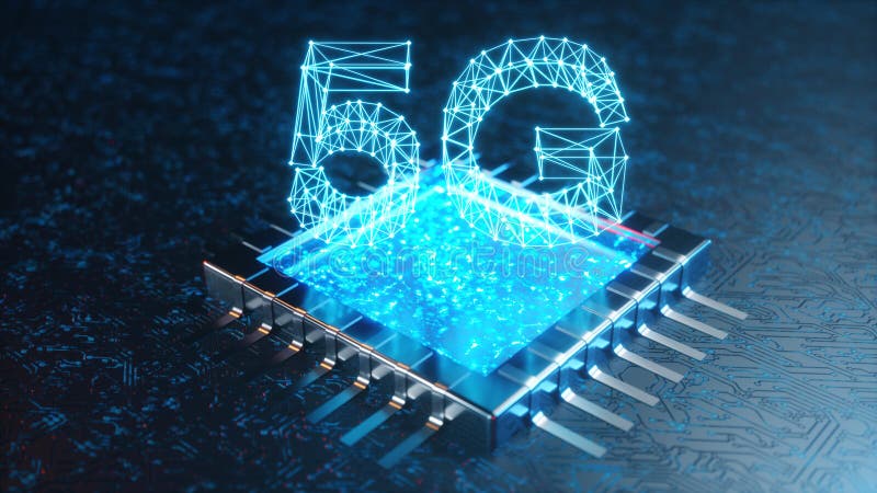 5G Wireless High-speed Mobile Internet. Technology Concept. High Speed ...