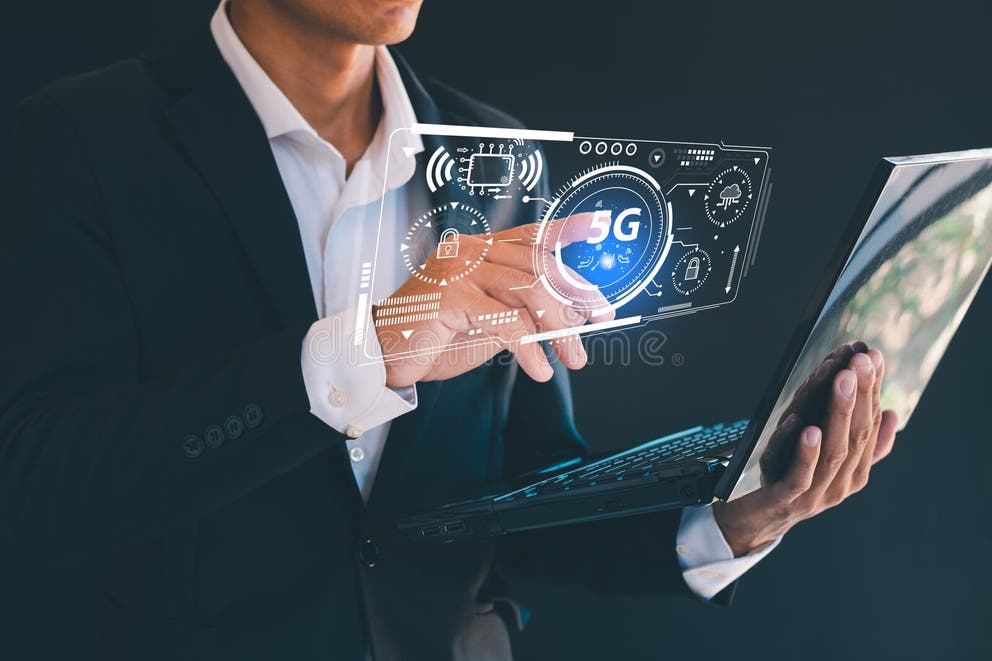 5G Wireless Internet System, 5th Generation Technology Stock Image ...