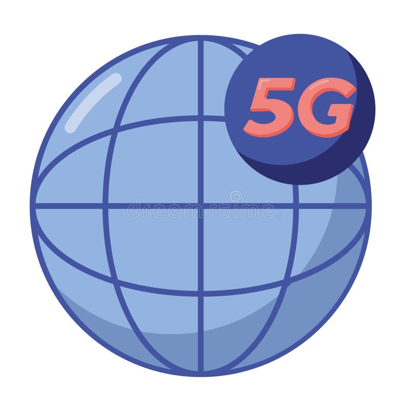 5G world connection stock vector. Illustration of communication - 307899959