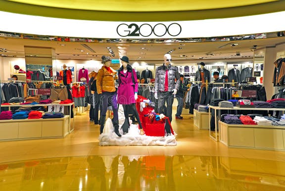 G2000 Apparel Store, Hong Kong Editorial Stock Photo - Image of hanging ...