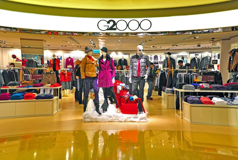 G2000 Apparel Store, Hong Kong Editorial Stock Photo - Image of hanging ...