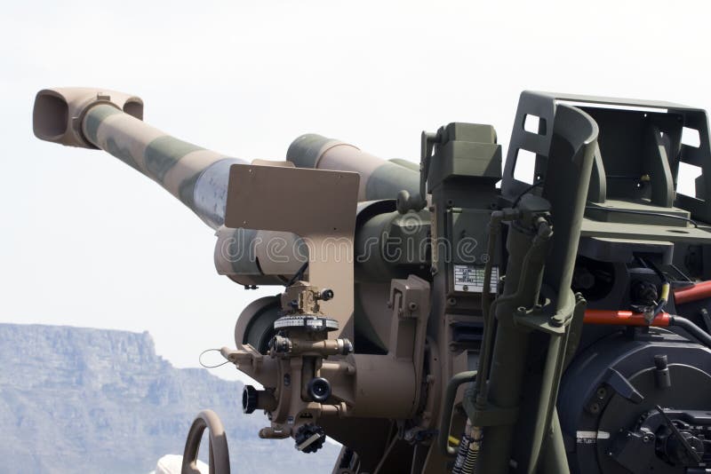 G5 Cannon of South African Defence Force Stock Image - Image of calibre ...