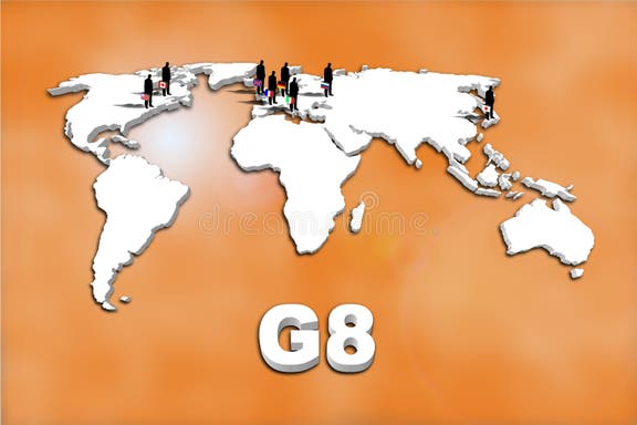 G8 countries stock illustration. Illustration of continent - 15216794