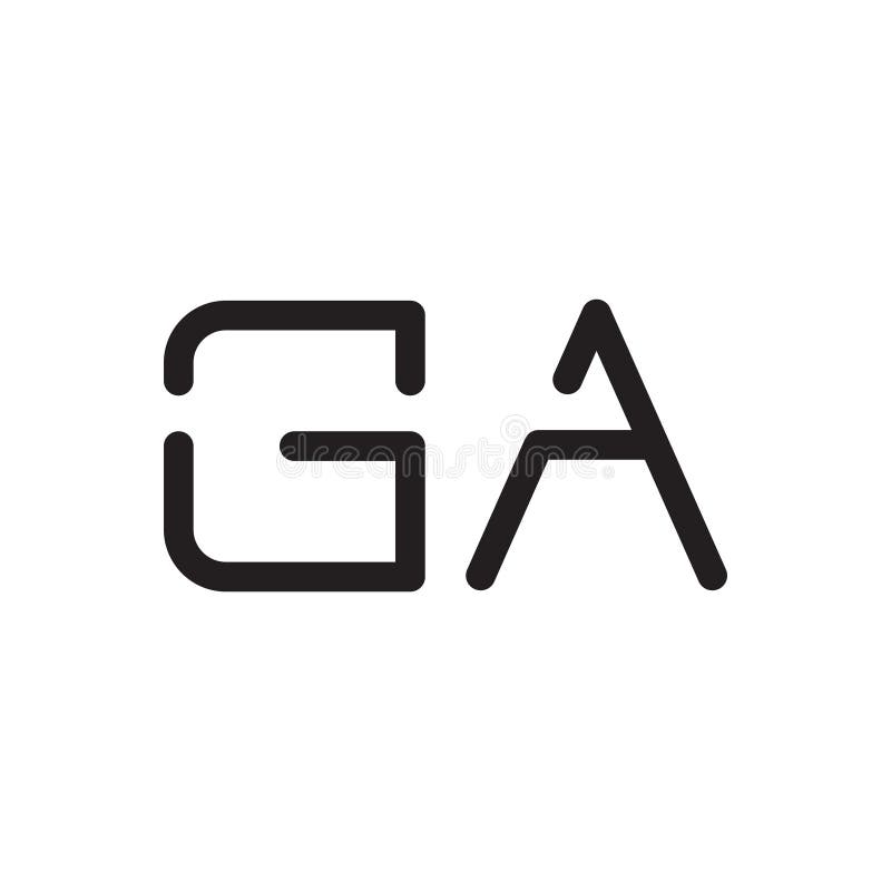 Letter Ga Stock Illustrations – 1,067 Letter Ga Stock Illustrations ...
