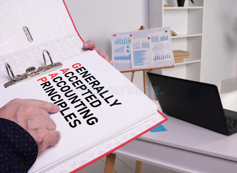 GAAP Generally Accepted Accounting Principles are Shown Using the Text ...