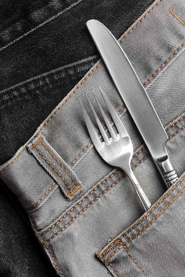 Gabel und Messer stockfoto. Bild von küche, platte, elegant - 9751396