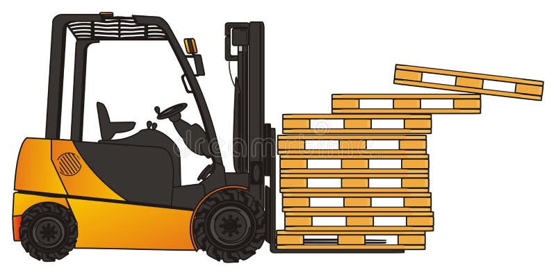 Gabelstapler Stock Illustrationen, Vektors, & Klipart – (19,567 Stock ...