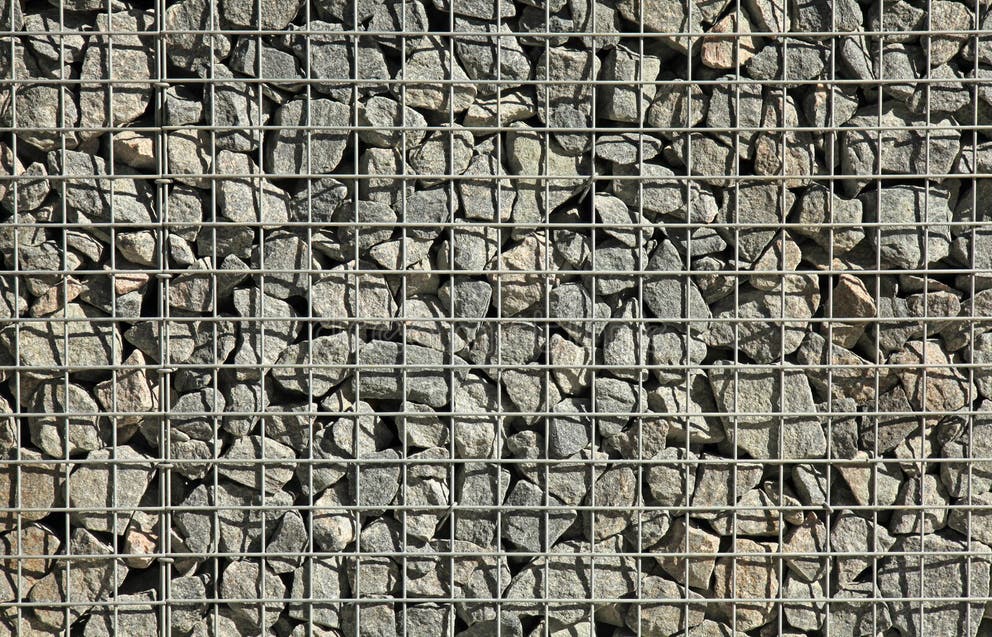 Gabion, Texture, Background. Gabion Net and Construction Design Stock ...