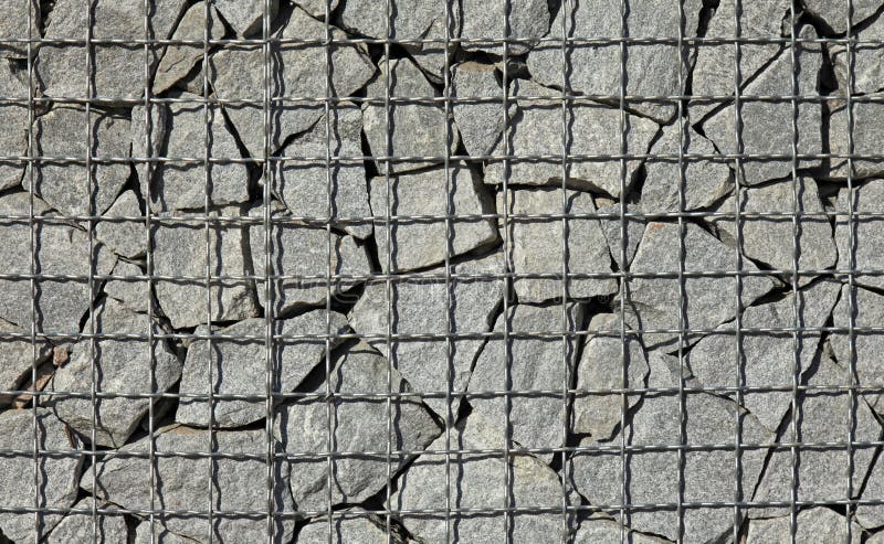 Gabion, Texture, Background. Gabion Net and Construction Design Stock ...