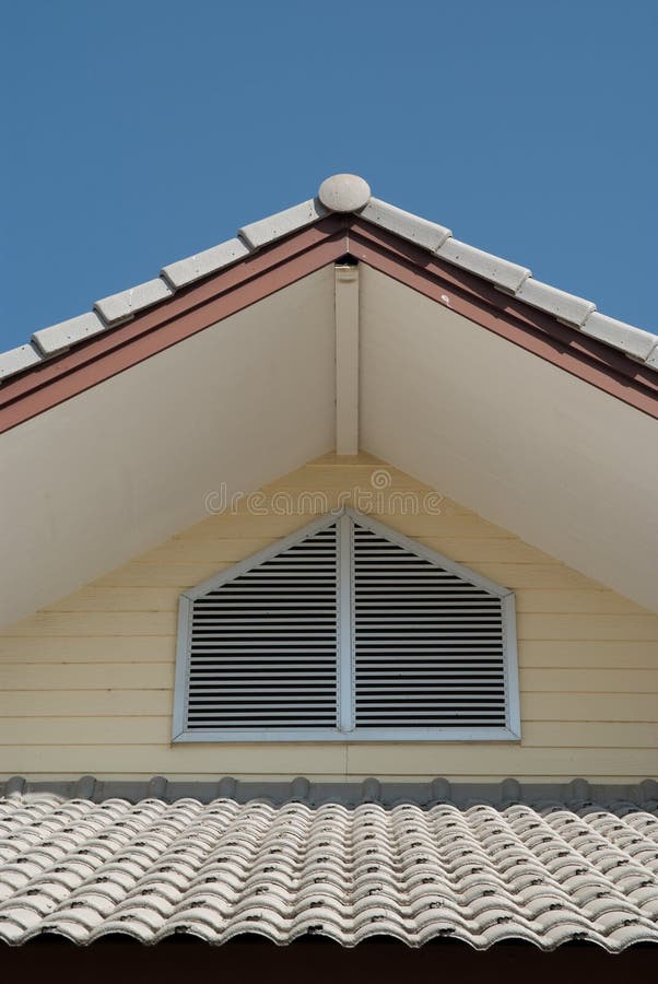 Gable stock image. Image of roof, alley, design, outdoor - 42213857
