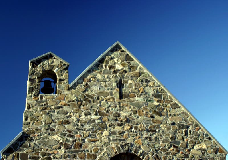 Gable end of stone church stock photo. Image of sloping - 481464