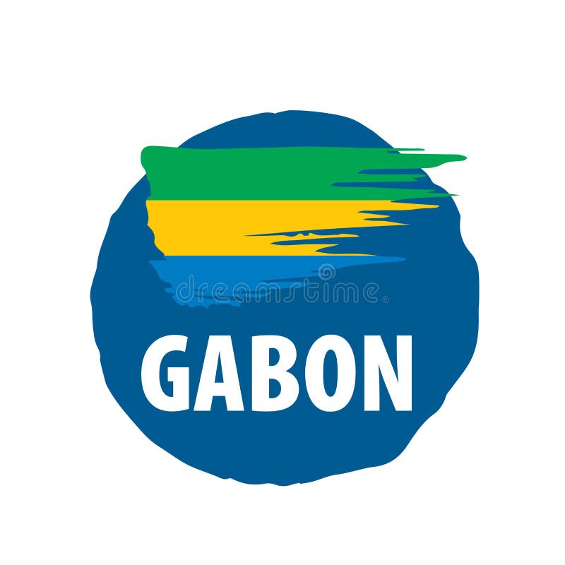 Gabon Flag, Vector Illustration Stock Illustration - Illustration of ...