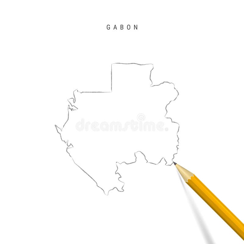 Gabon Outline Map Stock Illustrations – 1,288 Gabon Outline Map Stock ...