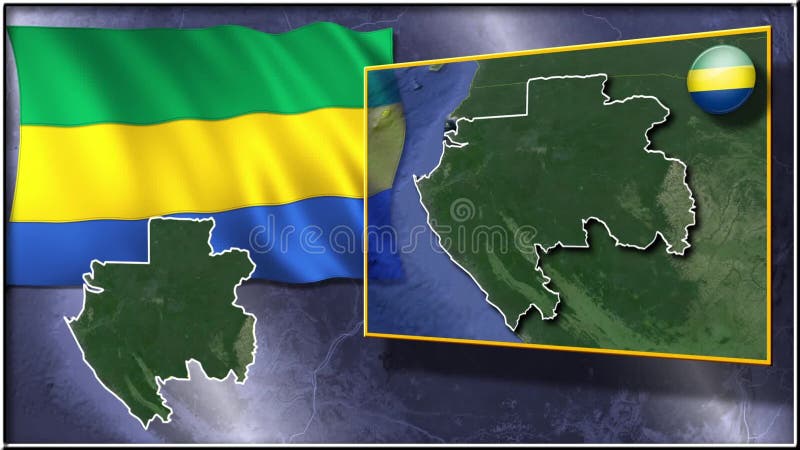 Gabon Infographic Animation Map Stock Video - Video of ethnicity ...