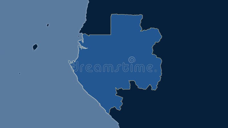 Gabon - solid. Composition stock illustration. Illustration of ...