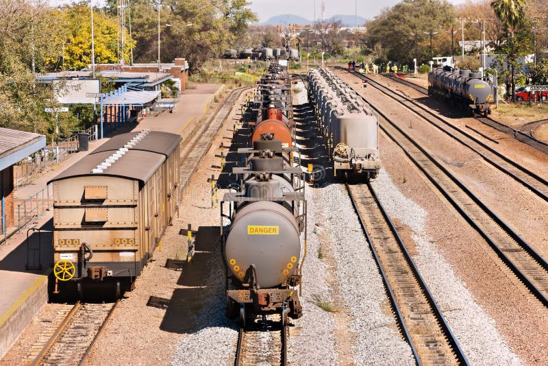 Gaborone train station editorial image. Image of mechanic - 161158755