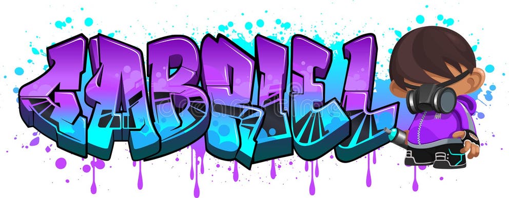 Name Gabriel Stock Illustrations – 26 Name Gabriel Stock Illustrations ...