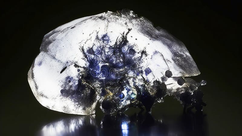 Gabrielite is Rare Precious Natural Geological Stone on Gradient ...