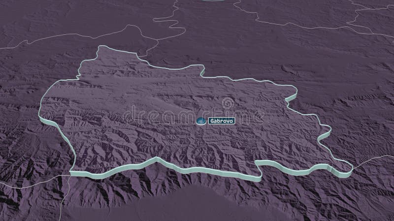 Gabrovo, Bulgaria - Extruded with Capital. Administrative Stock ...