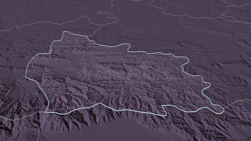 Gabrovo, Bulgaria - Outlined. Administrative Stock Illustration ...