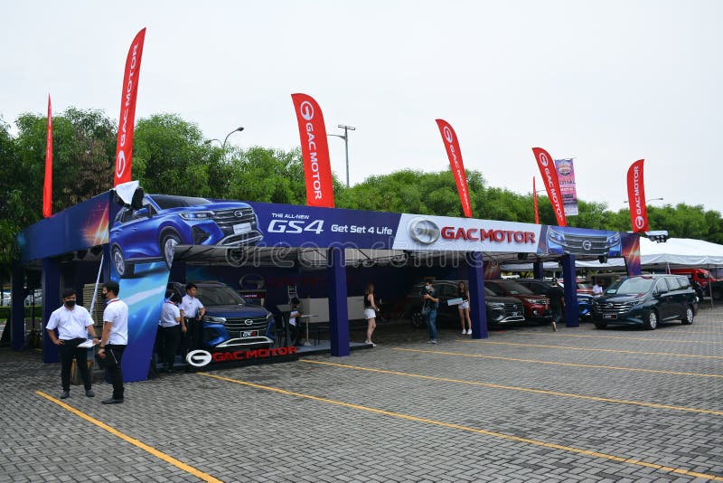 Gac Car Booth Display at Autofest Test Drive in Pasay, Philippines ...