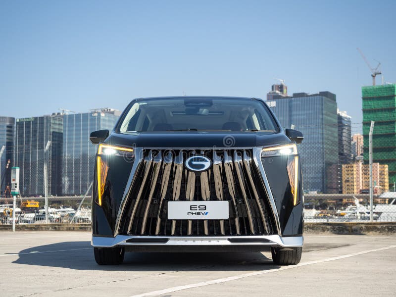 GAC E9 PHEV Test Drive Day editorial stock photo. Image of autos ...