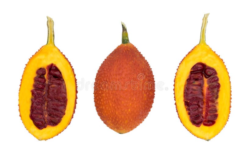 Gac Fruit on White Background Stock Image - Image of food, season: 56708969